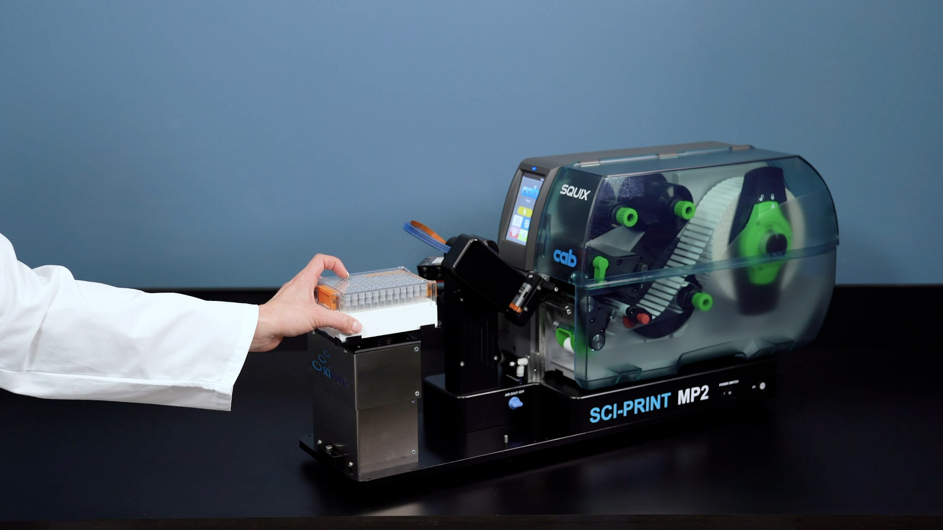 Sci-Print MP2 Semi-Automated Microplate Labeler